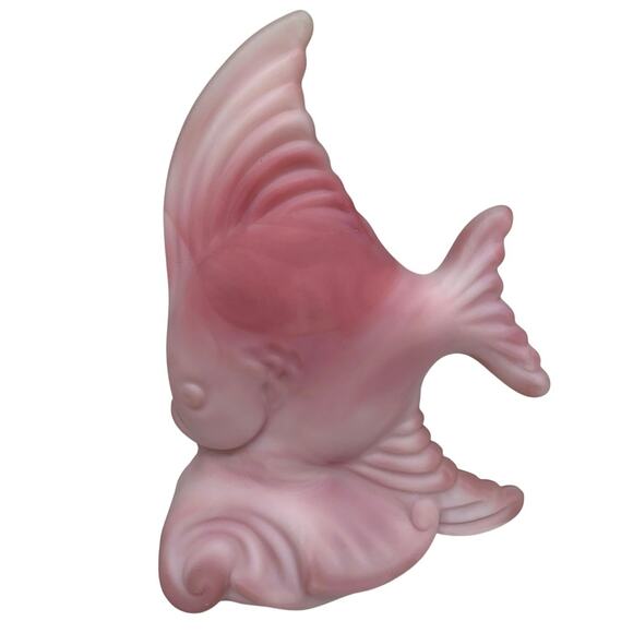 Fenton | Accents | Fenton Heisey Rosaline Angel Fish Collectible Mcm ...